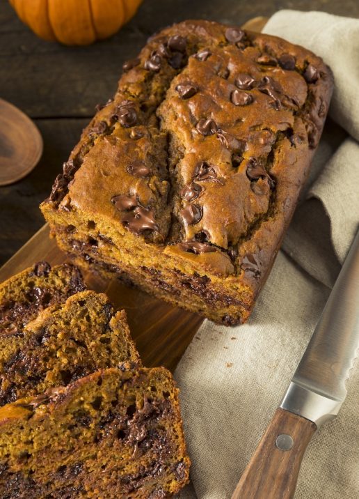 3 Ingredient Cake Mix Chocolate Chip Pumpkin Bread