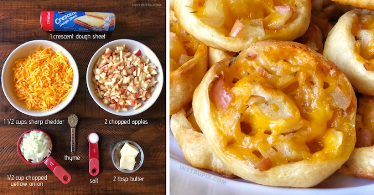 Apple Cheddar Pinwheels (Fun & Easy!)