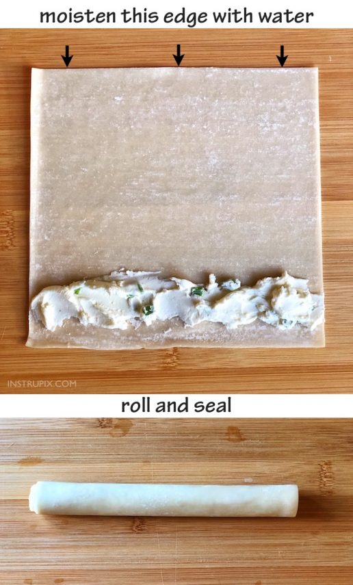 Baked Cream Cheese Rangoon Rolls - Instrupix