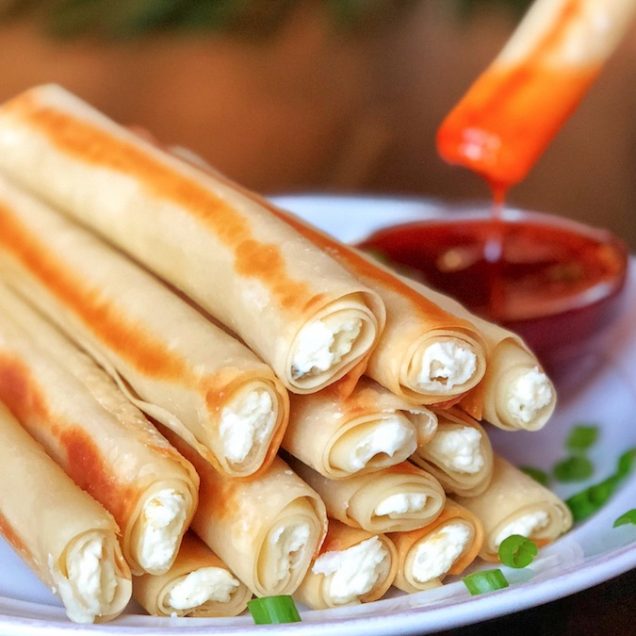 Baked Cream Cheese Rangoon Rolls - Instrupix