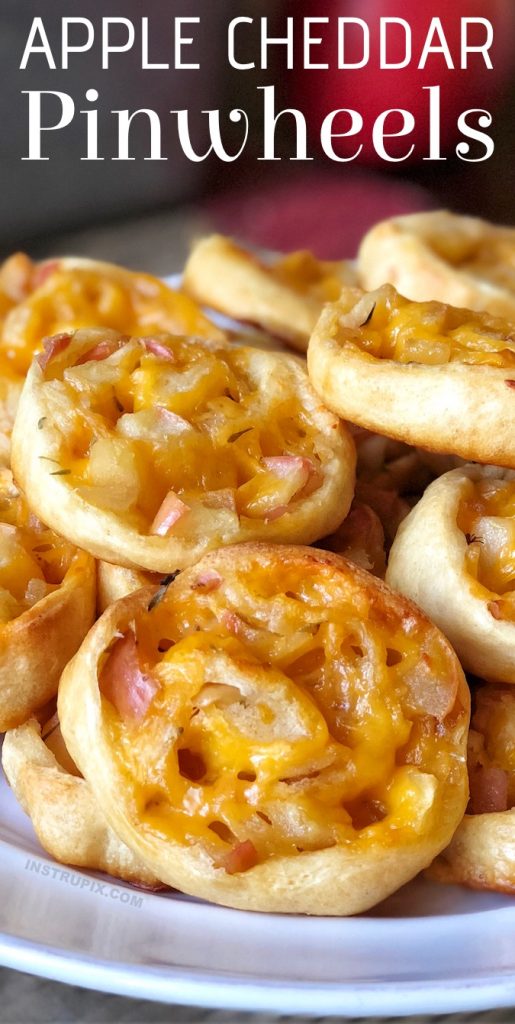 Apple Cheddar Pinwheels (Fun & Easy!)