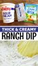 The Best Thick & Creamy Ranch Dip