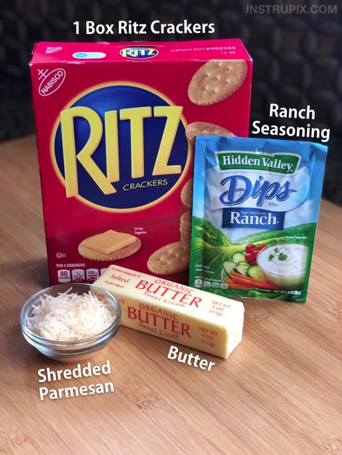 Zesty Baked Ritz Crackers