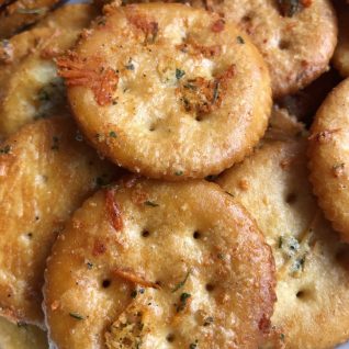 Zesty Baked Ritz Crackers