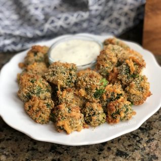 Ultra Crispy Cheese Baked Broccoli