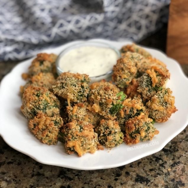 Ultra Crispy Cheese Baked Broccoli