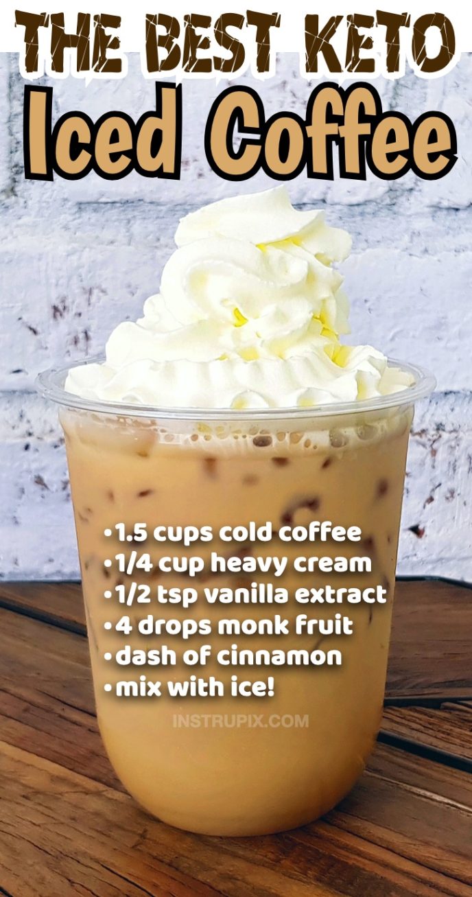 The Best Keto Iced Coffee!!