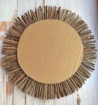 Cheap & Easy DIY Stick Framed Mirror (That looks Expensive!)