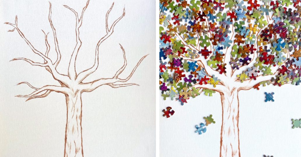 Fun DIY Puzzle Piece Craft Ideas (for kids & adults!)