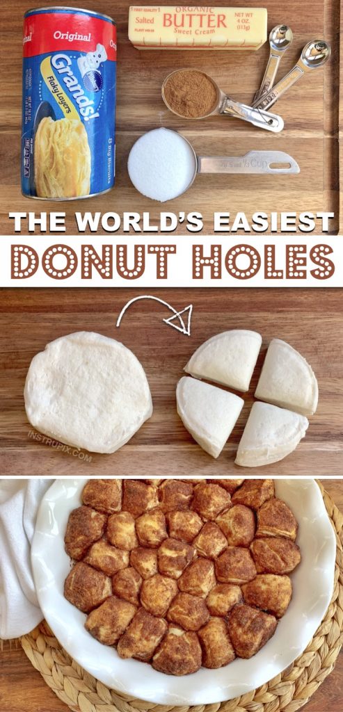 Easy Homemade Donut Holes (A Quick & Easy Dessert Recipe made with ...