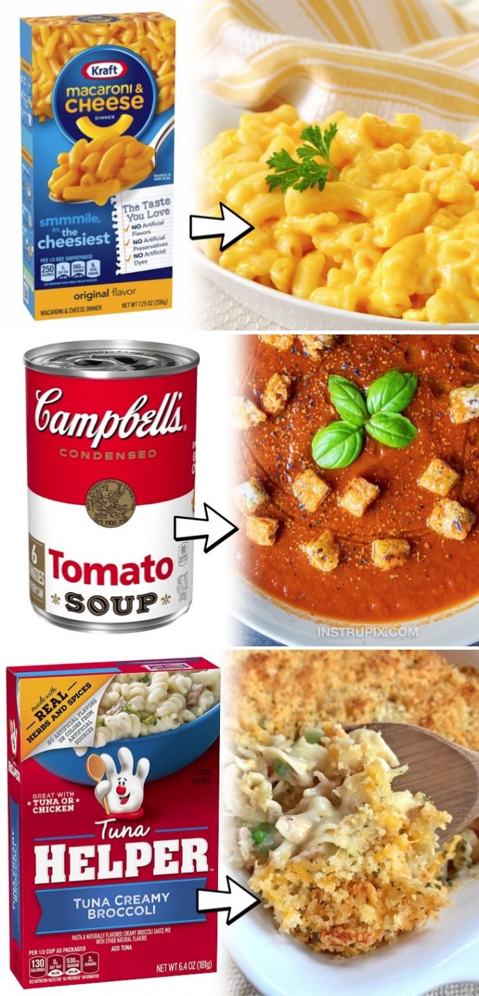 10 Clever Ways To Make Packaged Food Taste Homemade