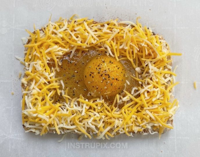 Cheesy Egg Toast (Fun & Easy Breakfast Idea)