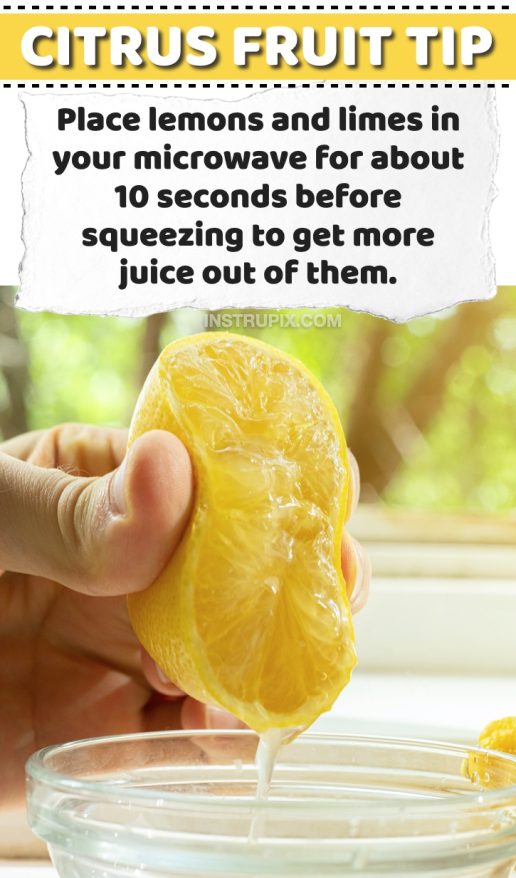 Helpful kitchen tips & tricks that will save you time and money!