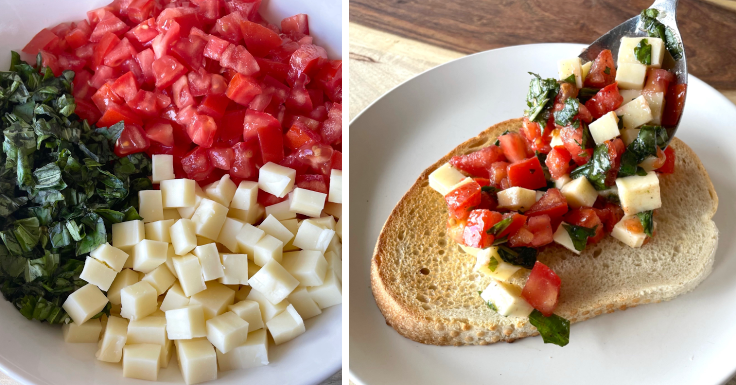 Caprese Toast (Quick Lunch or Light Dinner!)