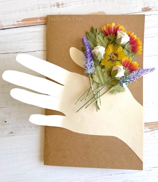 "Flowers For You" Homemade Card (DIY Gift Idea)