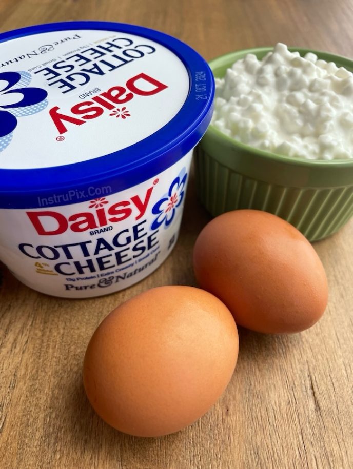 2 Ingredient Cottage Cheese Flatbread