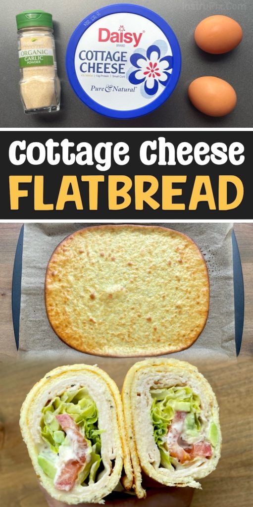 2 Ingredient Cottage Cheese Flatbread